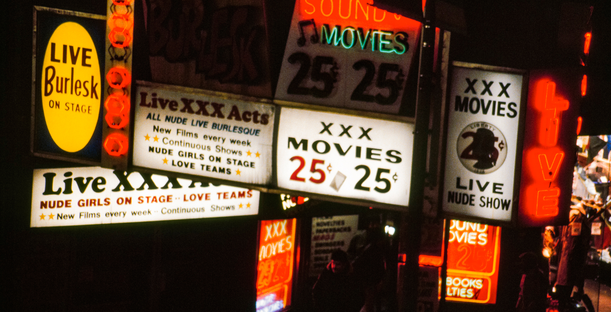 Exploring neon-lit dives in 1970s NYC
