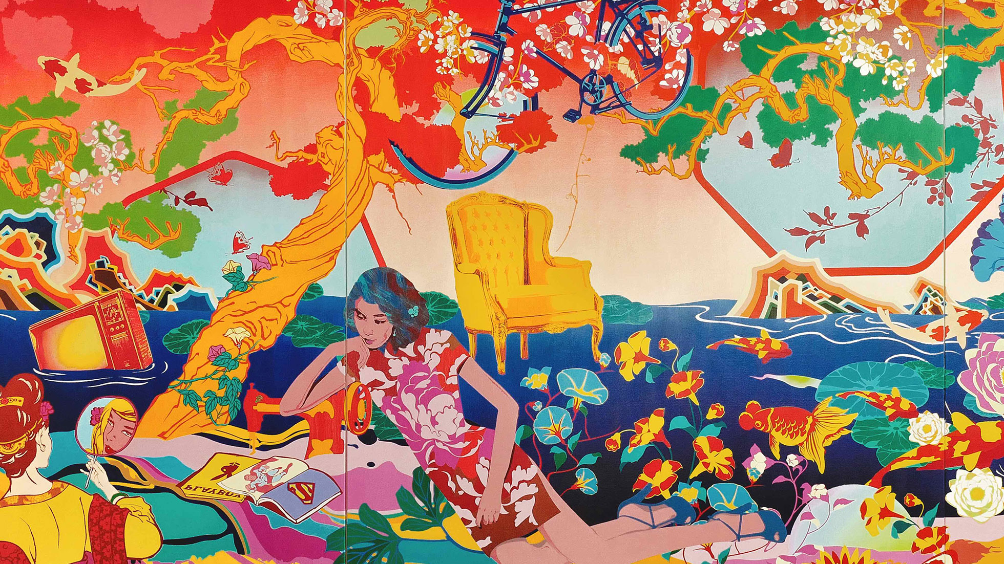 The Chinese pop artist exploring beauty and mortality